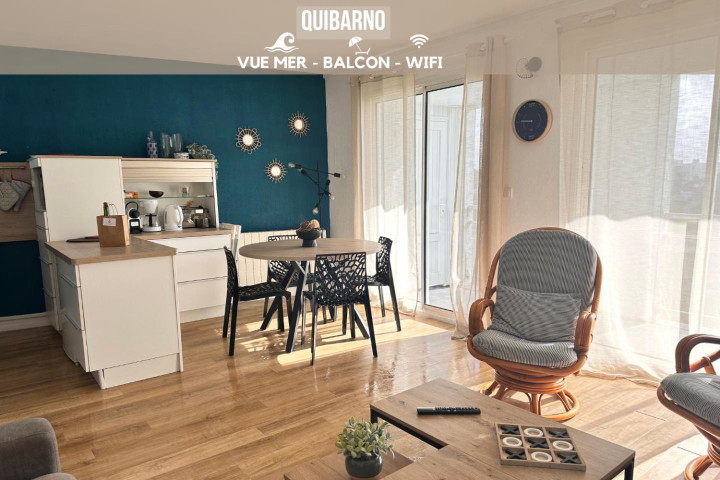 Quibarno - Appartement Vue Sur Mer - 20m De La Plage - Quiberon