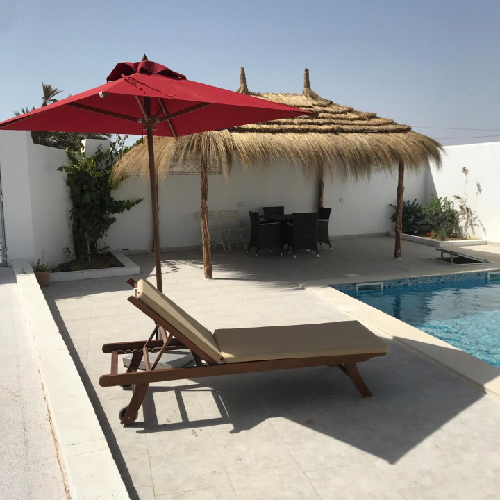 Villa Dhiefa Avec Piscine - Midoun