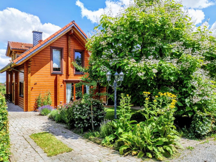 Gemütliches Blockhaus Am Wald Mit Großem Garten - Germany