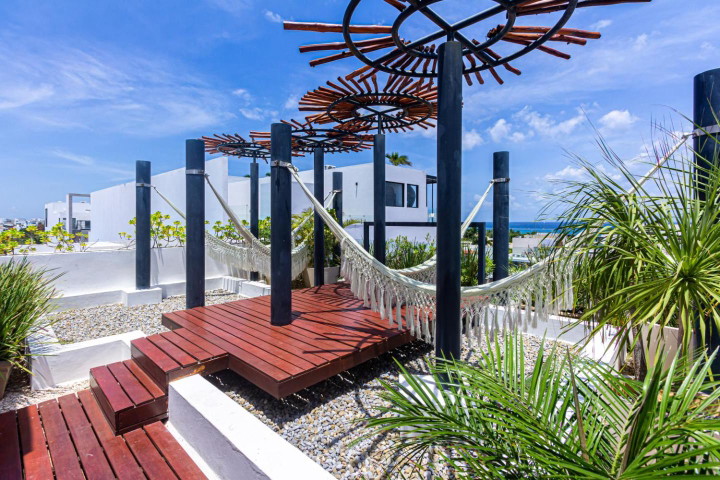 Seaview Roof Pool, Tub, Hammocks, Steps To 5th - Cozumel
