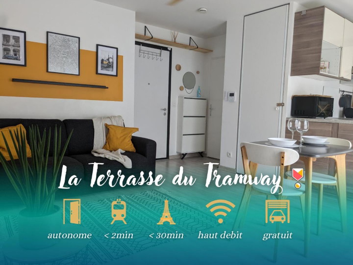 La Terrasse Du Tramway, Parking, 30min De Paris - Argenteuil
