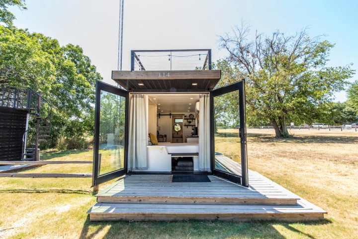 The Honeycomb-tiny Container Home 12 Min. To Magnolia/baylor - Texas