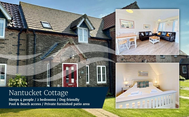 Nantucket Cottage - Part Of The The Bay Filey Holiday Village With Pool, Gym And Direct Beach Access, Pub, Restaurant, Tennis And Meadows Walks - North Yorkshire