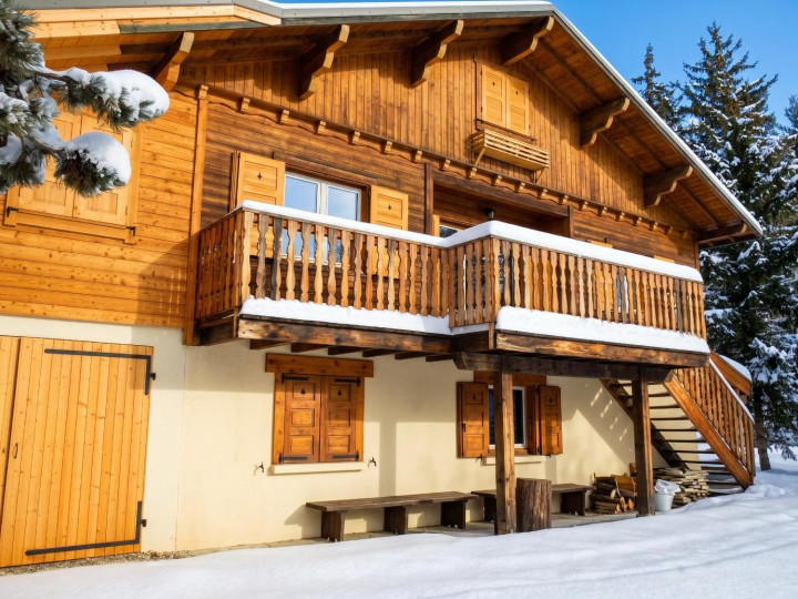 Chalet Chaleureux à Saint-chaffrey Avec Vue Montagne Et Cheminée - Le Monêtier-les-Bains