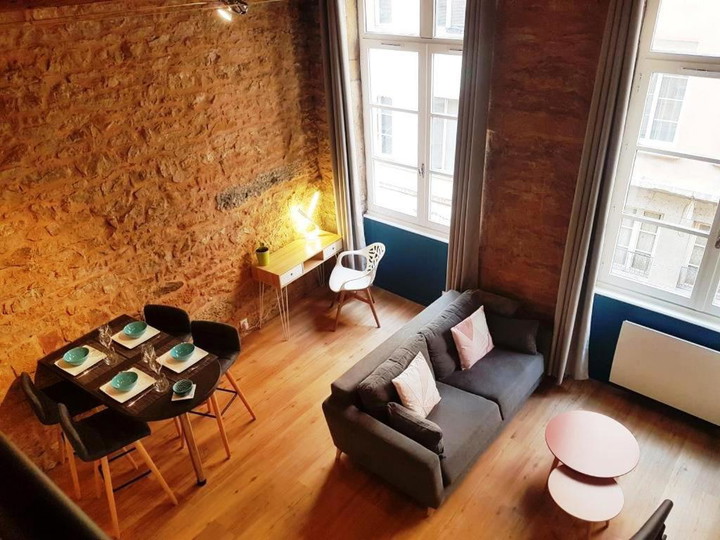 Charmant Appartement Style Canut Pentes Croix Rousse - Champagne-au-Mont-d'Or