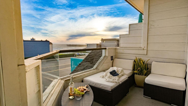 2 Cayucan Bungalows Steps To Beach Shared Lounge Sleeps 12 - Cayucos, CA