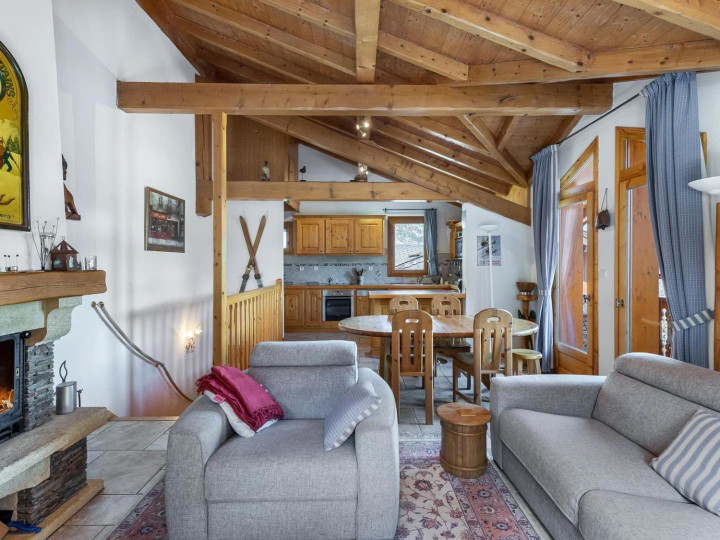 Chalet Familial Pour 8 à Courchevel Le Praz Avec Wifi - La Plagne