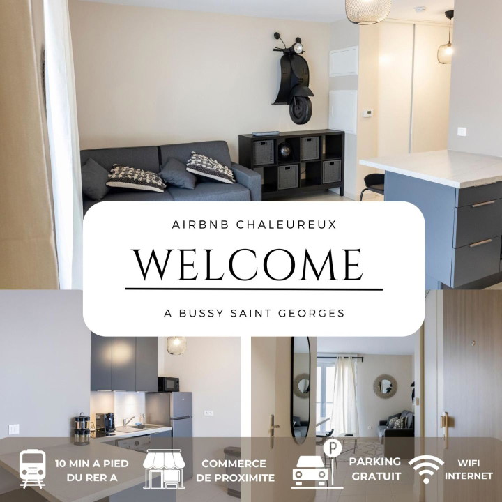Charmant Studio En Résidence Avec Parking - Bussy-Saint-Georges
