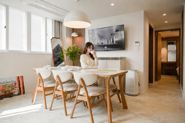 소우재,공항픽업,신당역2분,10인,세탁기건조기,2room,2화장실,5beds,2층 - Seoul