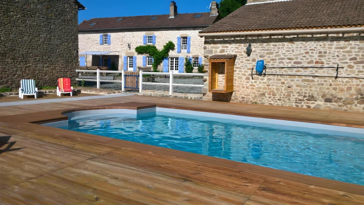 Le Gîte D'au, Piscine, Spa Et éTang - Haute-Vienne