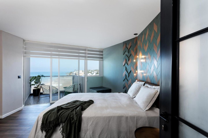 Sea View Stylish 1br With Balcony By Beachfront Stay - Israël