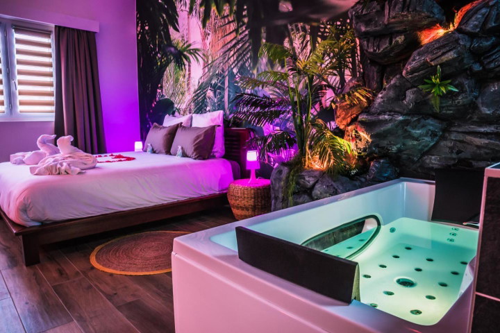 Secret Suite "Jungle" - Jacuzzi Privatif - Gare Rer C - Proche Paris - Brétigny-sur-Orge