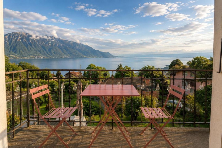 Above Montreux With Views Of The Lake And The Alps - Montreux
