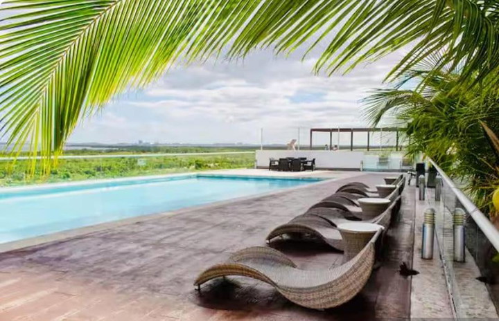 Lovely Loft With Pool In Center! - Cancún