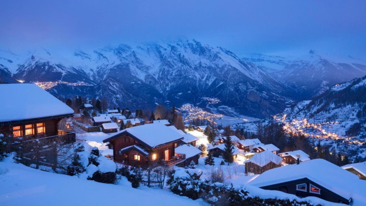 La Taniere - Cozy Chalet With Incredible Views And Parking - La Tzoumaz