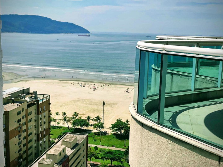 Unique, Ex-estanconfor, Veja O Mar Do Apto 1602 - Santos, Brasil
