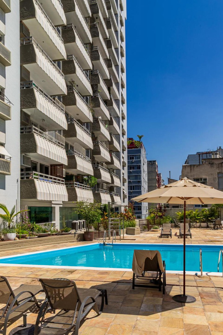 Flat - Melhor Localização Em Copacabana Com Vista Para O Cristo E Estacionamento - イパネマ