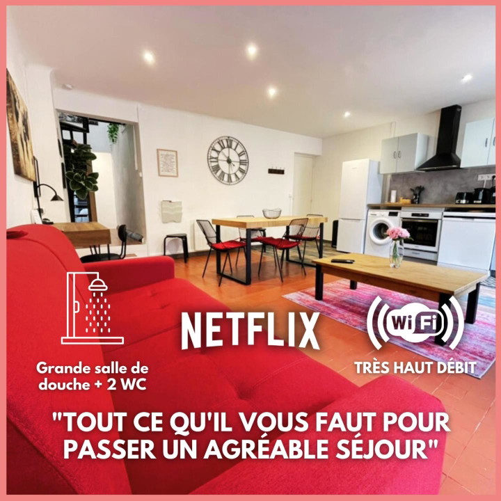 Spacieux Appartement T4 / 70 M2 8 Personnes - Bouc-Bel-Air
