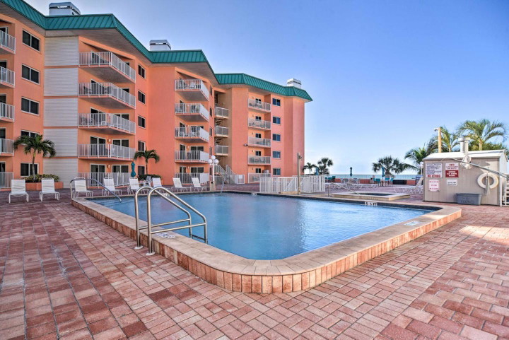 Steps To Beach, Pool Access: Indian Shores Condo - St. Pete Beach, FL