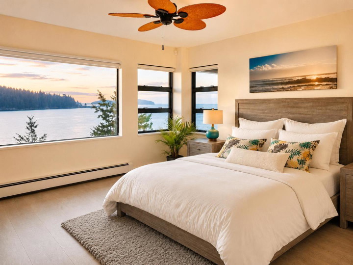 Waterfront Room With Private Bath And Deck Near Marina, Private Beach Access - Gibsons