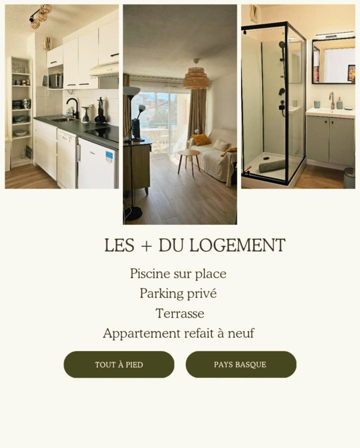 Appartement Du Golf Terrasse Piscine Tout à Pied - Ciboure
