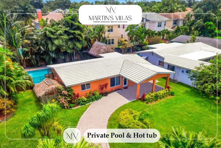 Hidden Gem Vacation Villa W Private Pool & Tikihut - Fort Lauderdale, FL