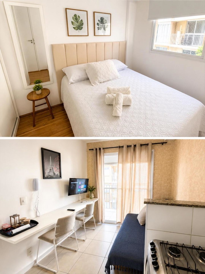 Flat Moderno Com Vista Perto De Vibra Tokio Marine E Wifi 1802b - Embu