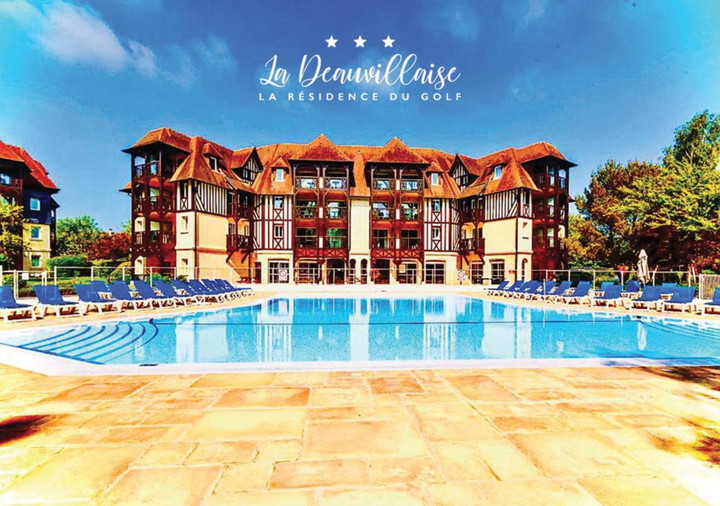 Appartement 1 Chambre 4 Pers - Piscine Chauffé - Parking Gratuit - Vue Golf Deauville - La Deauvillaise Résidence Du Golf - Hotel Ibis Budget Deauville