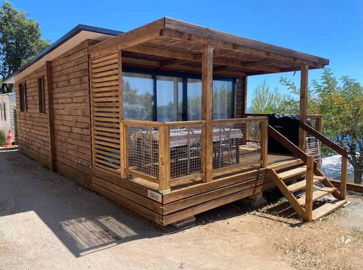 Mobil Home Chalet 35 M2 Camping L Ile D Or Saint-raphael - Fréjus