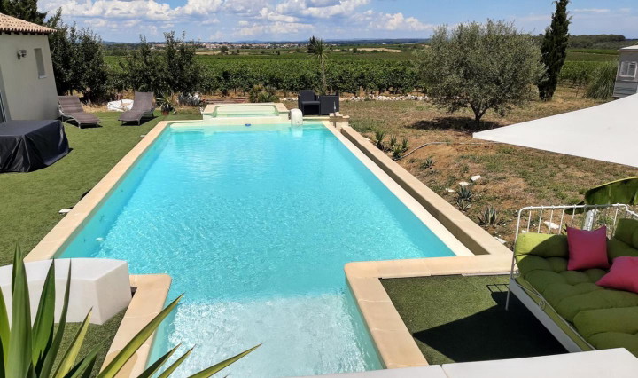 "Domaine 1902"piscine,billard,boulodrome,14 Pers - Béziers