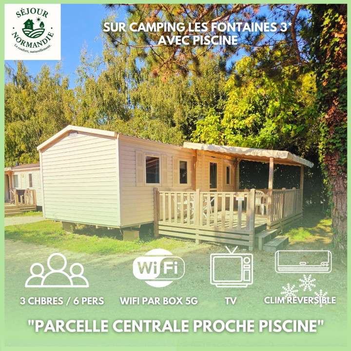 Séjour Normandie - Mobilhome Premium 3ch-6p Avec Clim-wifi-tv Dans L'eure - 310 - Eure