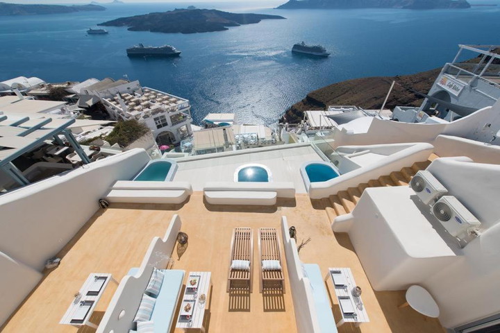 On The Cliff - Santorini