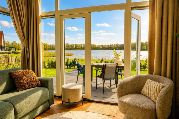 Luxe Chalet Aan Het Meer In Zeeland 4 Pers Vp108 - Netherlands