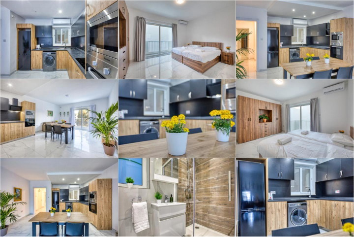 Modern Apartments W Balcony - Valletta Views - Malte