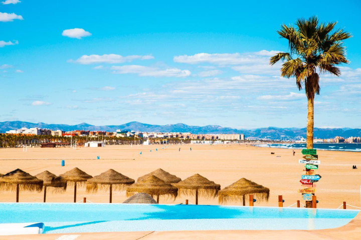 Apartment On The Beach,pool,wifi,garage,valencia - Alboraya