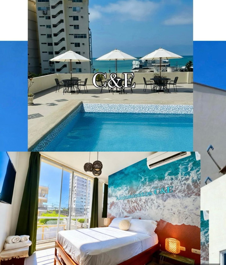 C&e Alojamientos Apartamentos , A Una Calle De La Playa Y Malecón - Santa Elena
