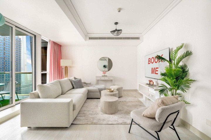 Stayshort - Stylish 2-bedroom In Jlt That Sleeps 6 Comfortably - Dubai
