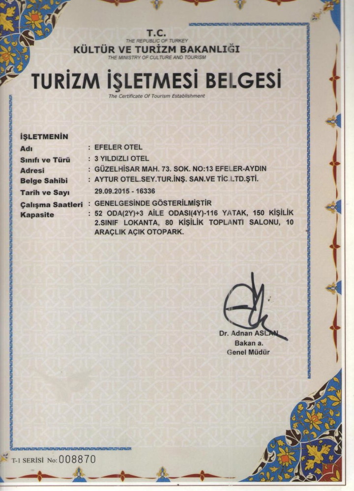 Efeler Hotel - Aydın