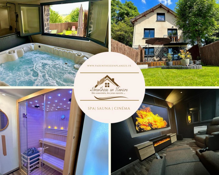 Maison Campagne Spa, Sauna, Cinéma, Jardin - Cantal