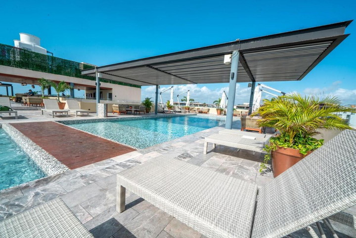 Singular Joy #203 - 1br Rooftop Pool & Ocean View - Playa del Carmen