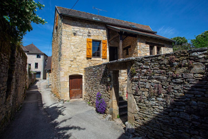 Maison En Pierres Au Coeur Du Village Médiéval De Villeneuve - Villefranche-de-Rouergue