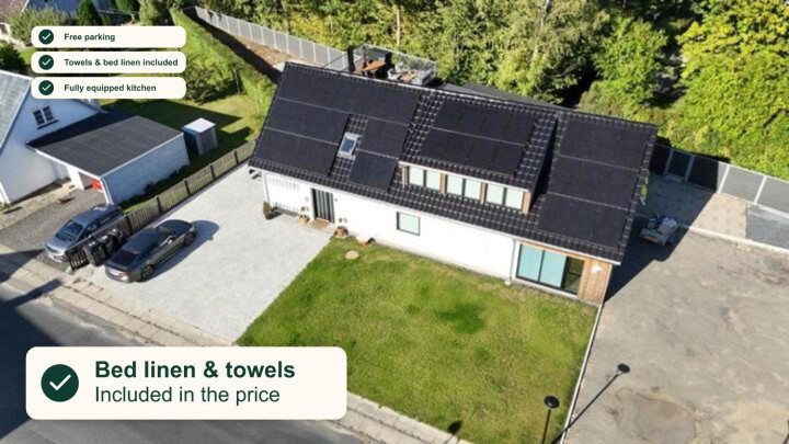 Charming House For 11 Persons In Odense With Luxury Rooftop Deck & Free Parking - Odense