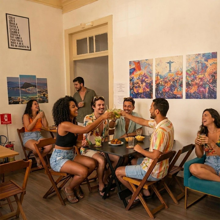 Rio Vibes Hostel - Hostel Na Glória, Ac, Social Vibe & Próximo A Lapa - Glória