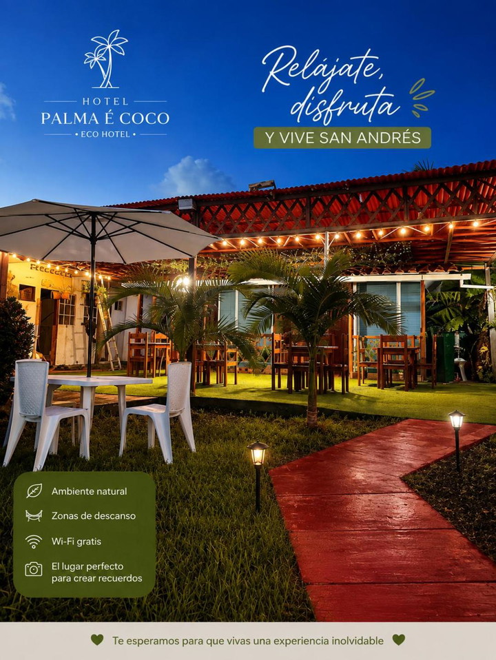 Eco-hotel Palma É Coco - San Andrés