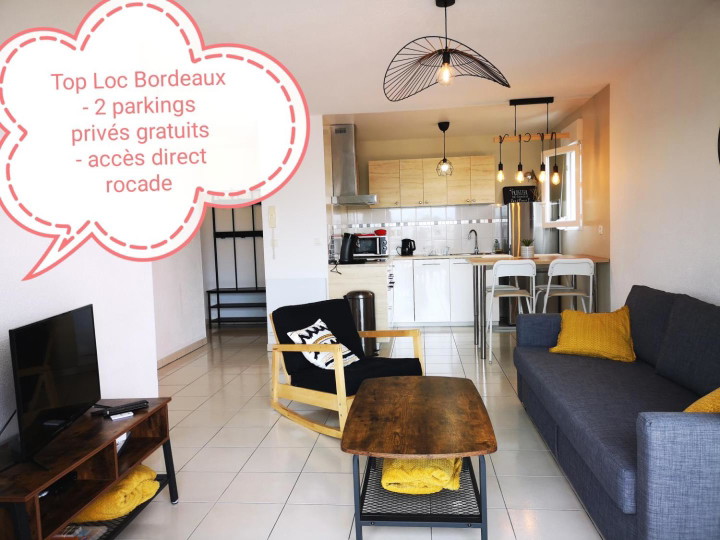 Zéro Stress Bordeaux, T2 Calme, 2 Parkings, Wifi - Pessac
