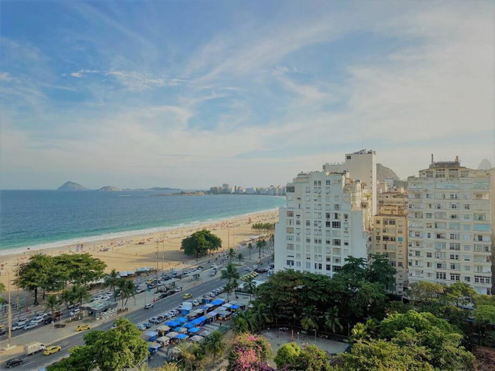 Vista Panorâmica Na Quadra Da Praia - Rio de Janeiro