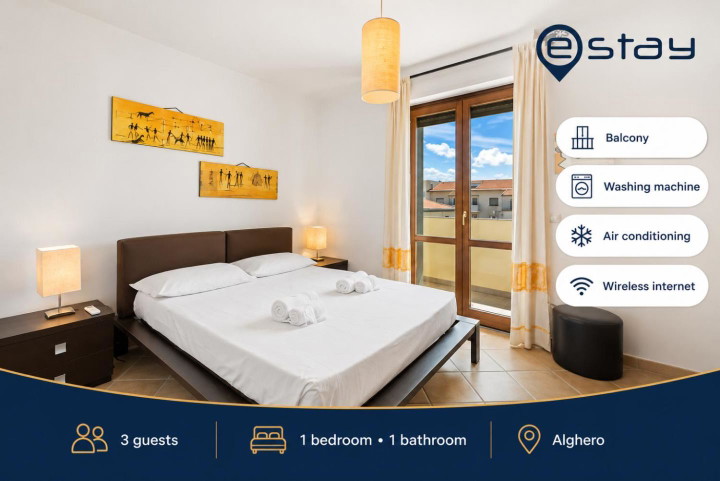 Estay - Antonella's Apartment - Aircon - Wifi - Balcony - Alghero
