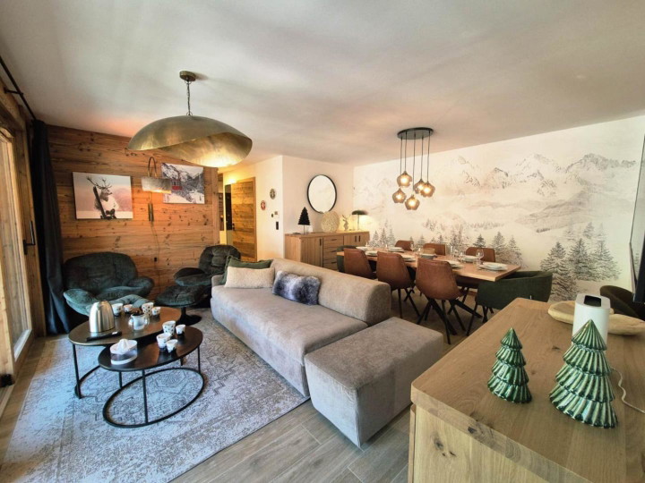 Nagano 205 | Les Gets | Emplacement Exceptionnel En Face Des Pistes Au Cœur Du Village | Appartement Neuf 3 Chambres - 8 Personnes - Morzine