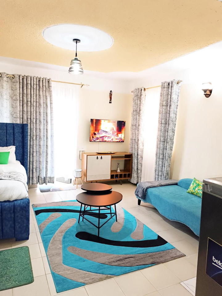Homely Studio With Free Parking Balcony & Office Desk - Kisumu