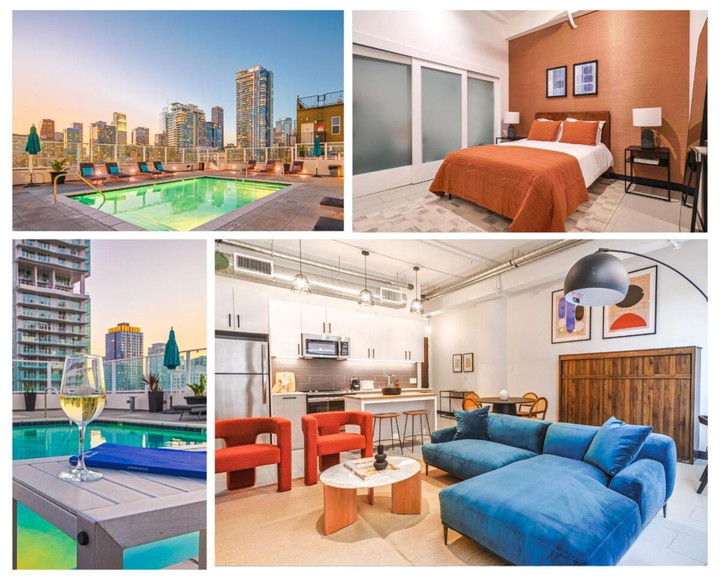 Stunning 1 Bdr 1 Bth Modern Loft With Pool, Jacuzzi In Dtla! - Pasadena, CA